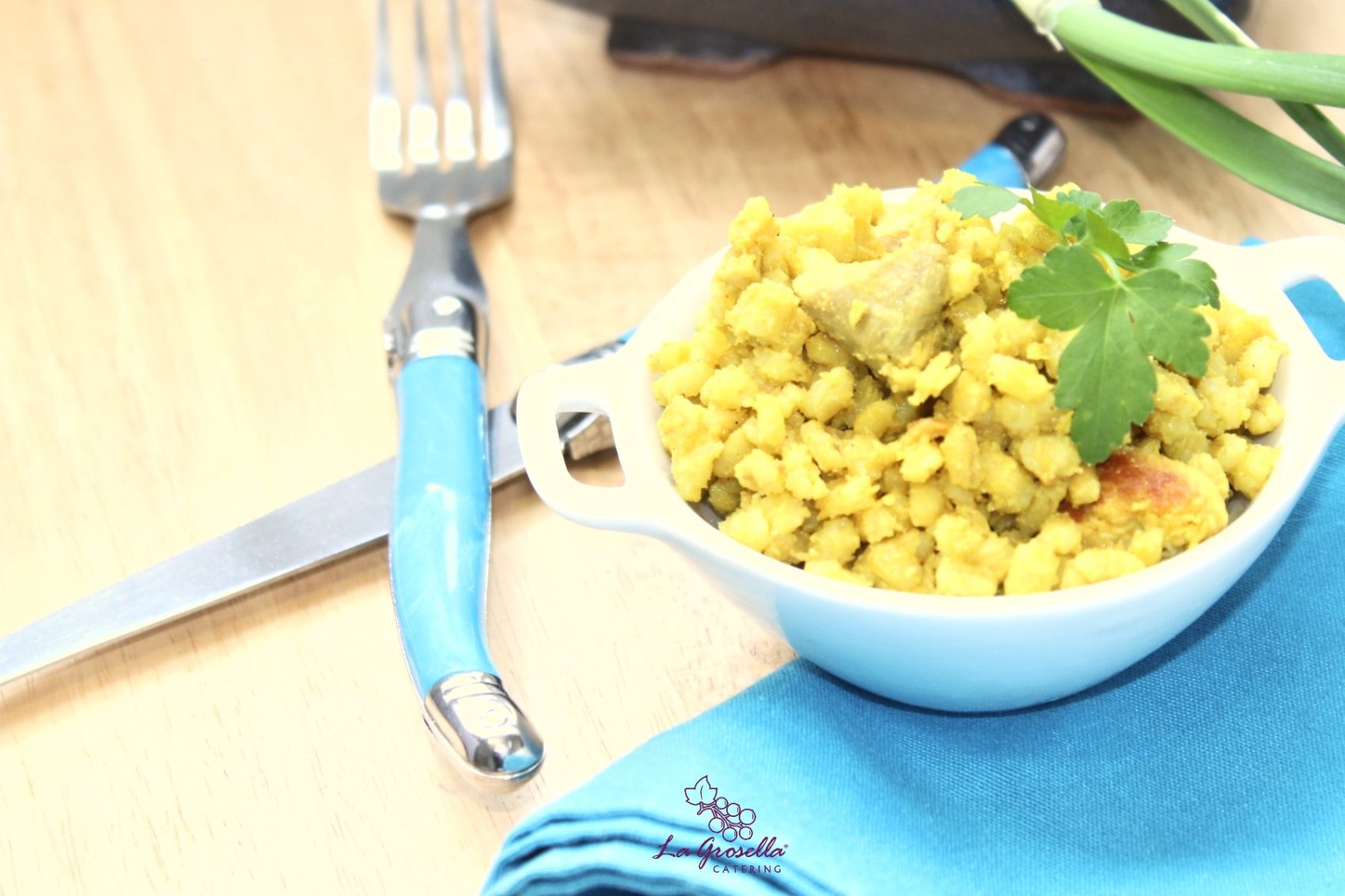 Pilaf de trigo tierno con pollo al estilo marroquí - La Grosella ...